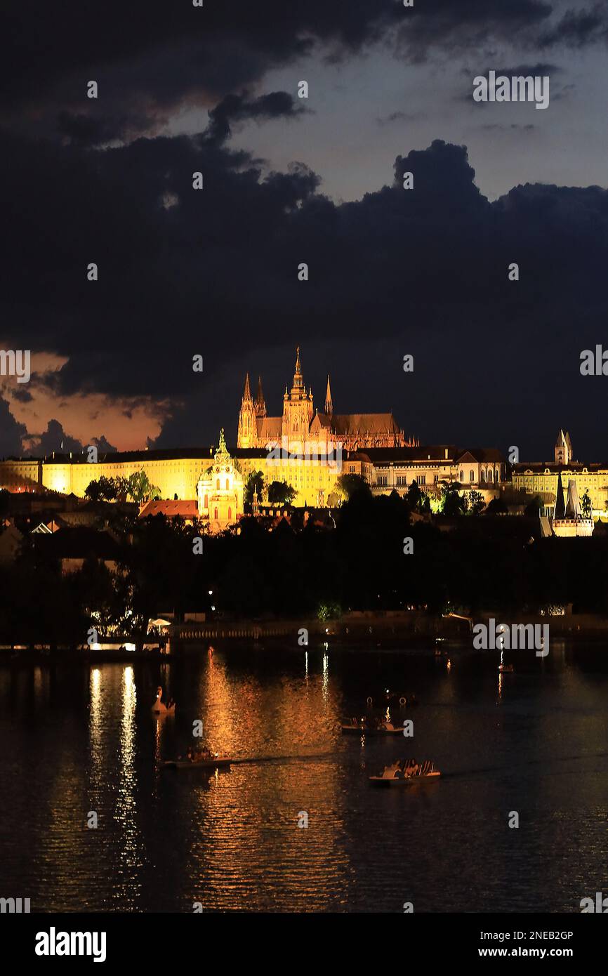 Life in Prague Stock Photo - Alamy