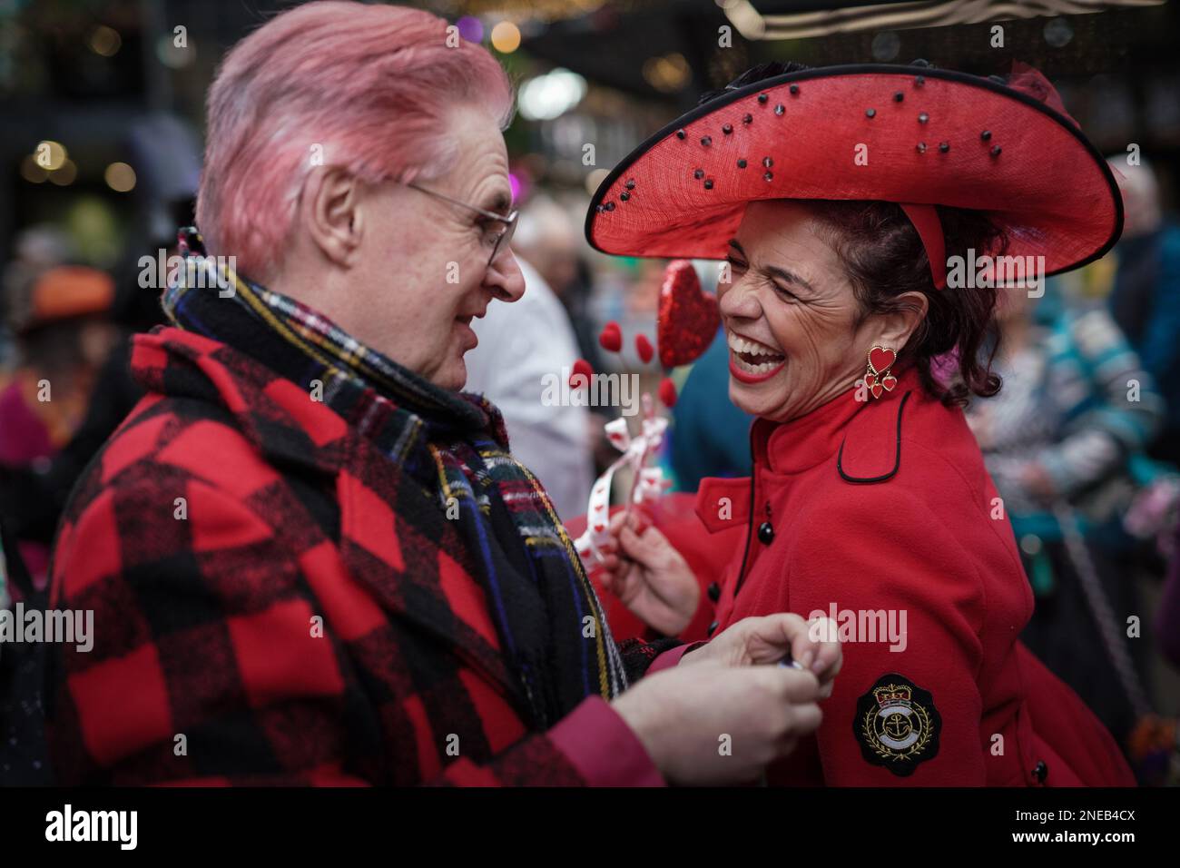 London Colour Walk at Old Spitalfields Market, London, UK Stock Photo ...
