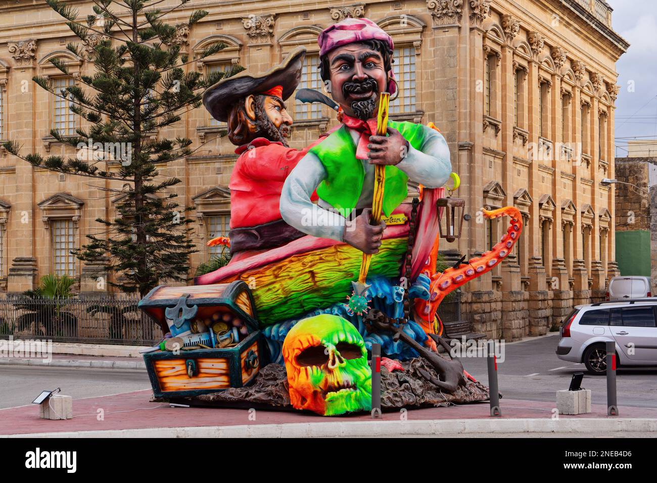Annual Mardi Gras Mardi Gras Grand parade on the Maltese street of ...