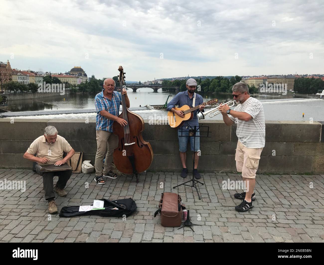 Life in Prague Stock Photo - Alamy