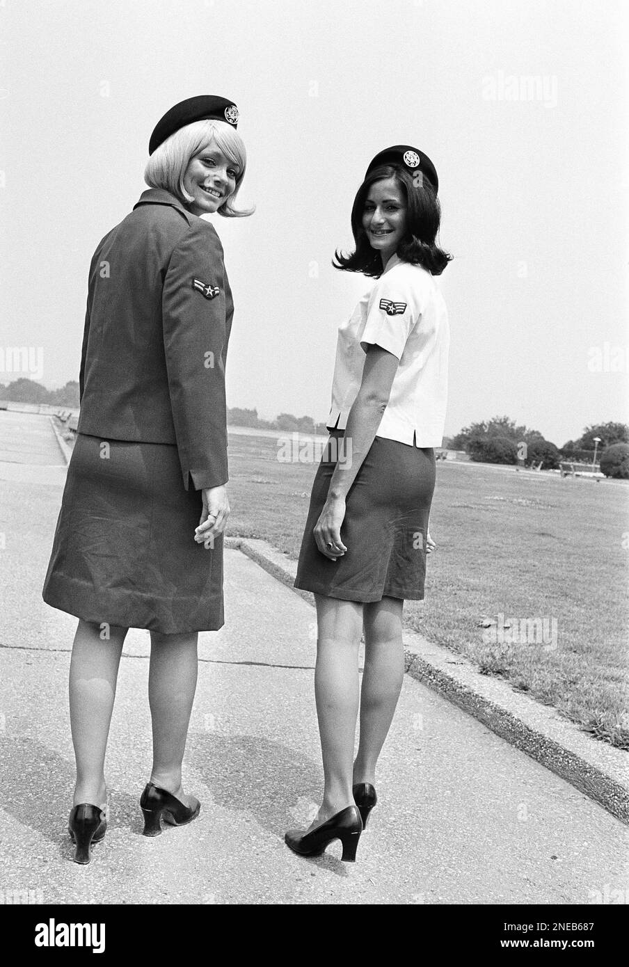 Women of the Air Force are now allowed to wear skirts two inches above ... Women of the Air Force are now allowed to wear skirts two inches above ...