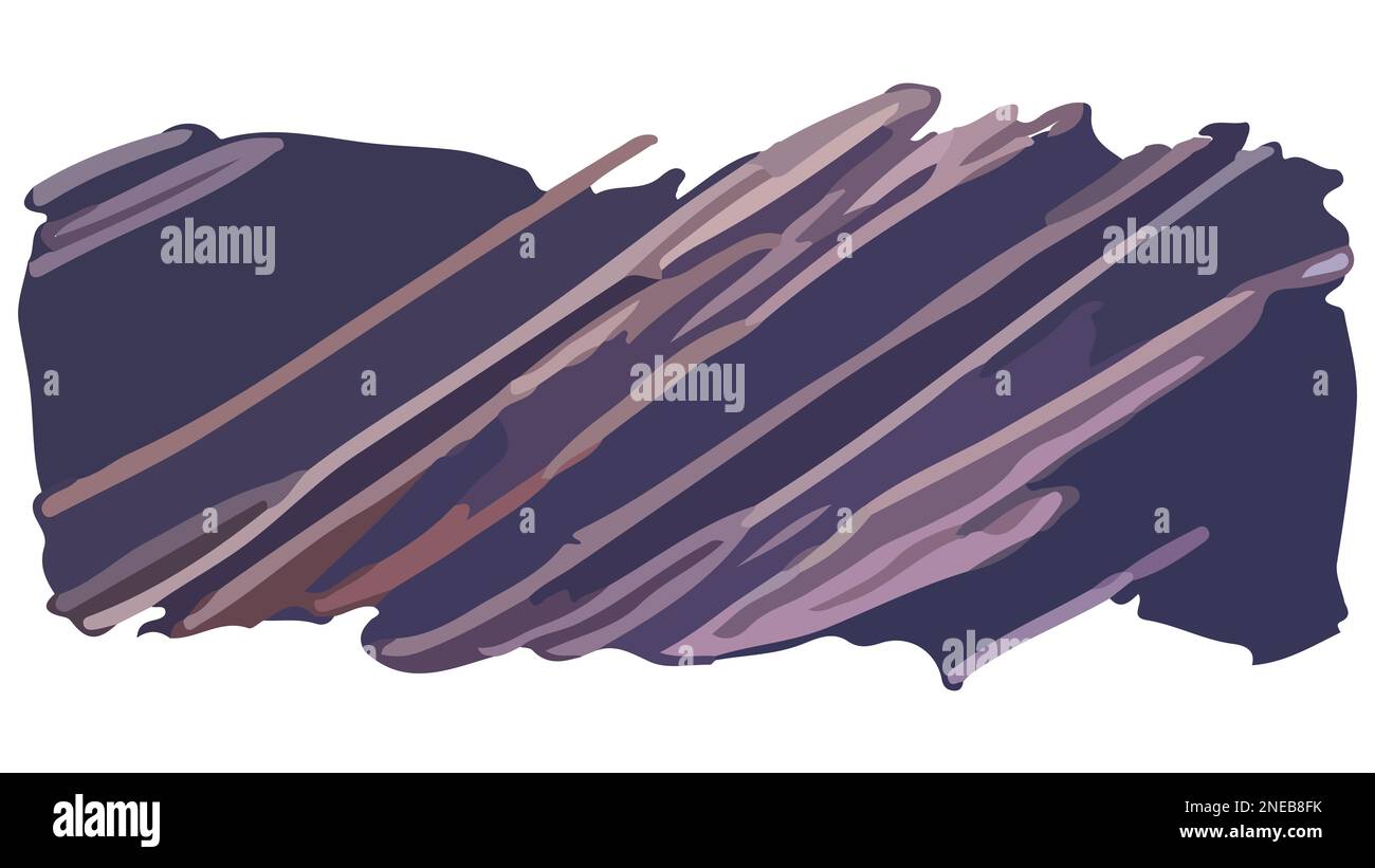 Dark rectangular shape with diagonal brush strokes in grunge style ...