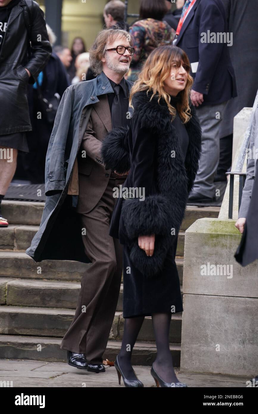 Jarvis Cocker arrives for a memorial service to honour and celebrate ...
