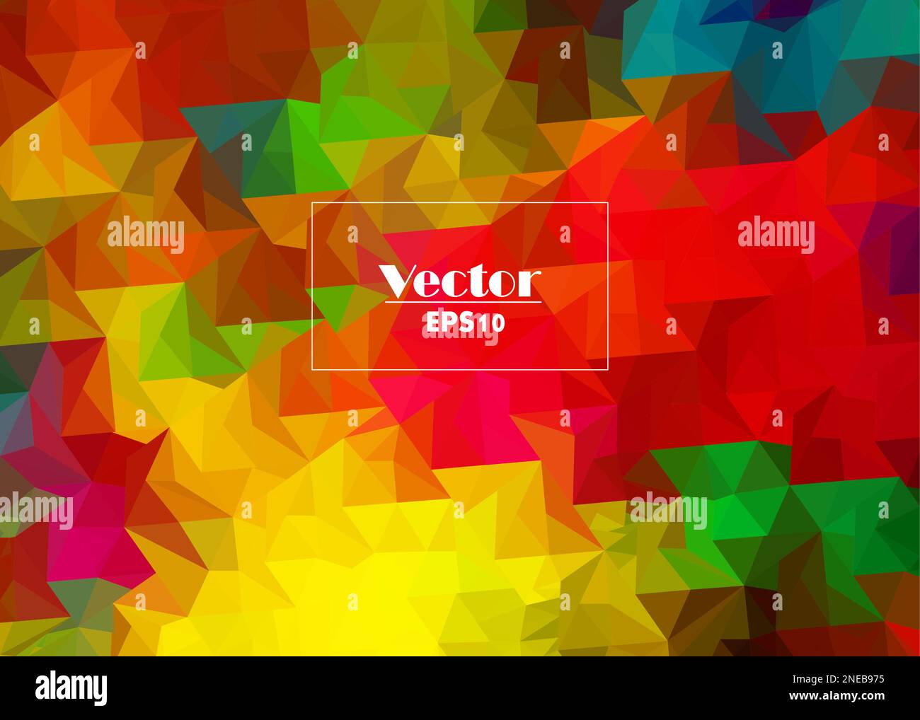 Vector Abstract Irregular Polygon Background With A Triangle Pattern In