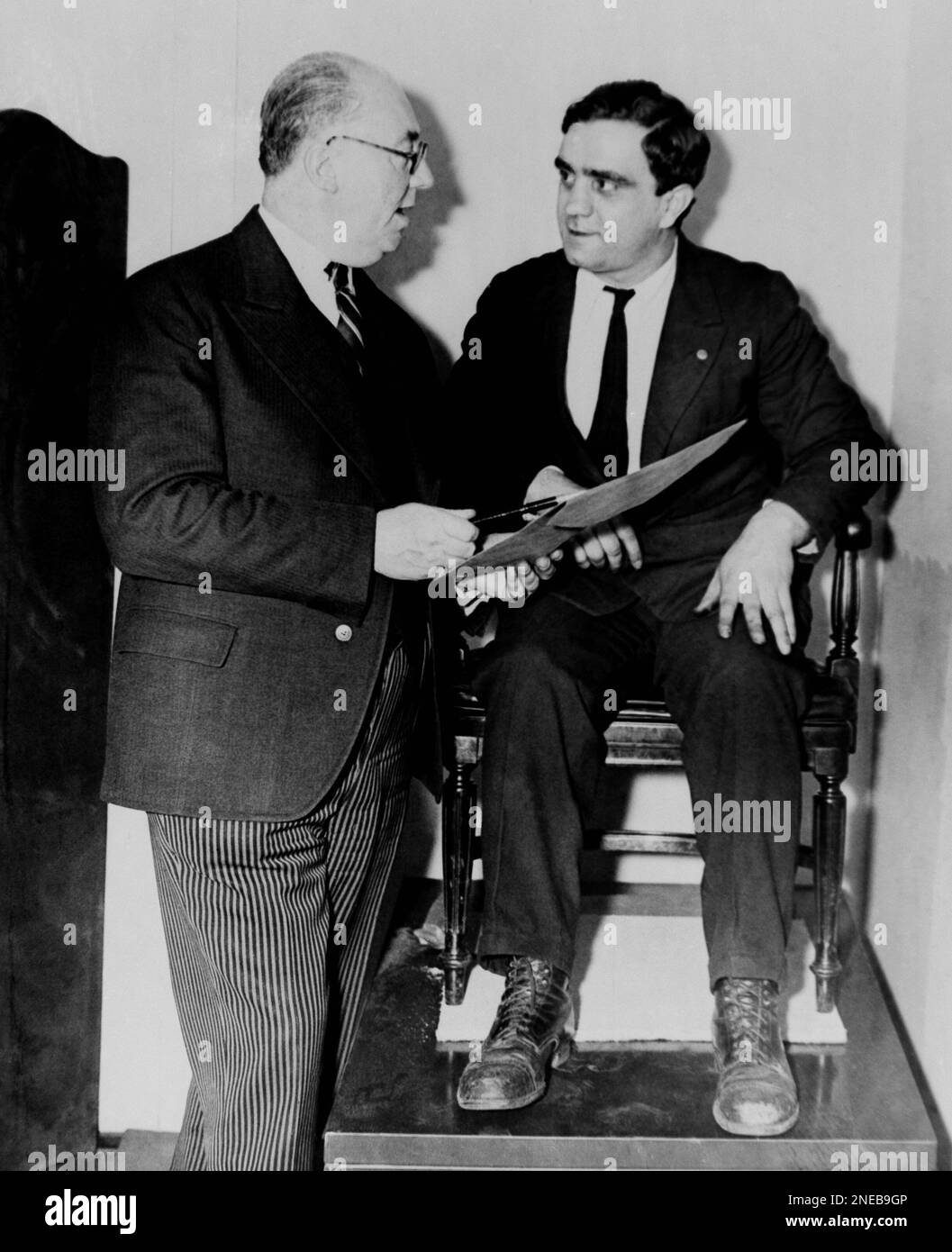Sam Streppone being questioned by Edward J. Reilly, chief defense ...