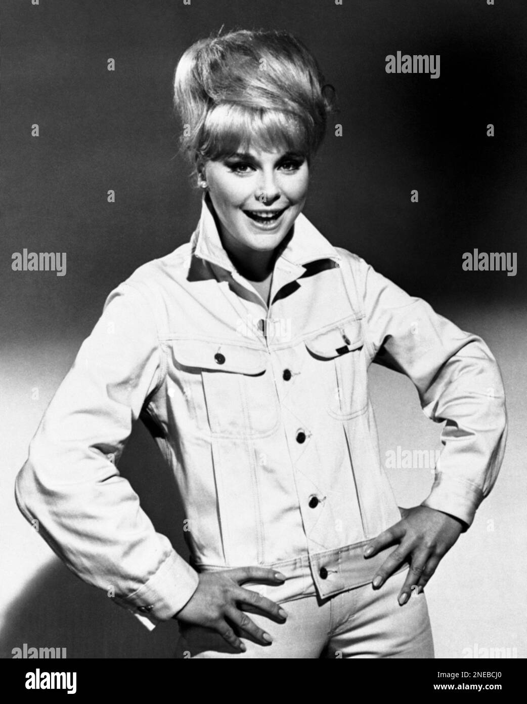 The Los Angeles Freeways hold no terror for German actress Elke Sommer ...