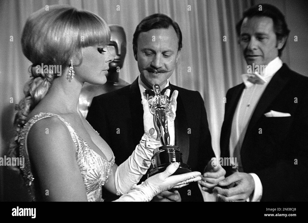 Presenter for best achievement in sound effects Elke Sommer & Richard ...