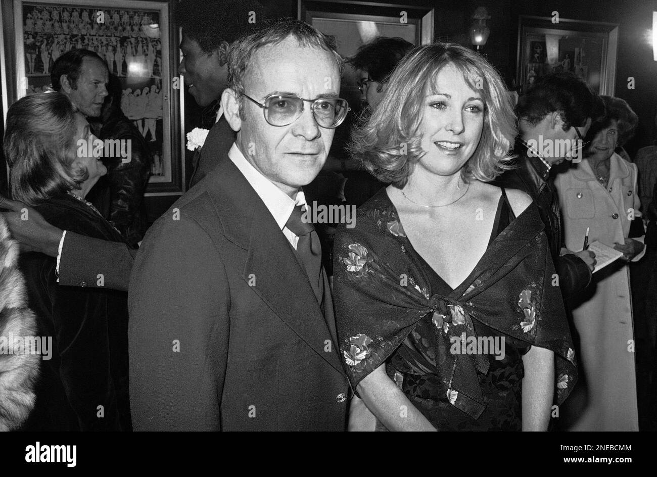 Buck Henry and Terri Garr are shown together at the opening of the ...