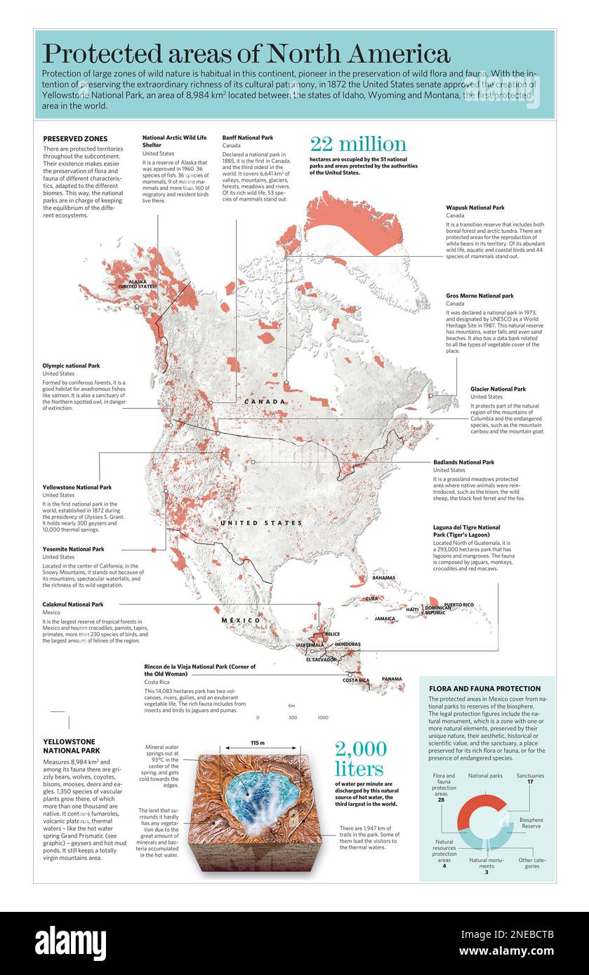 Maps of protected areas hi-res stock photography and images - Alamy