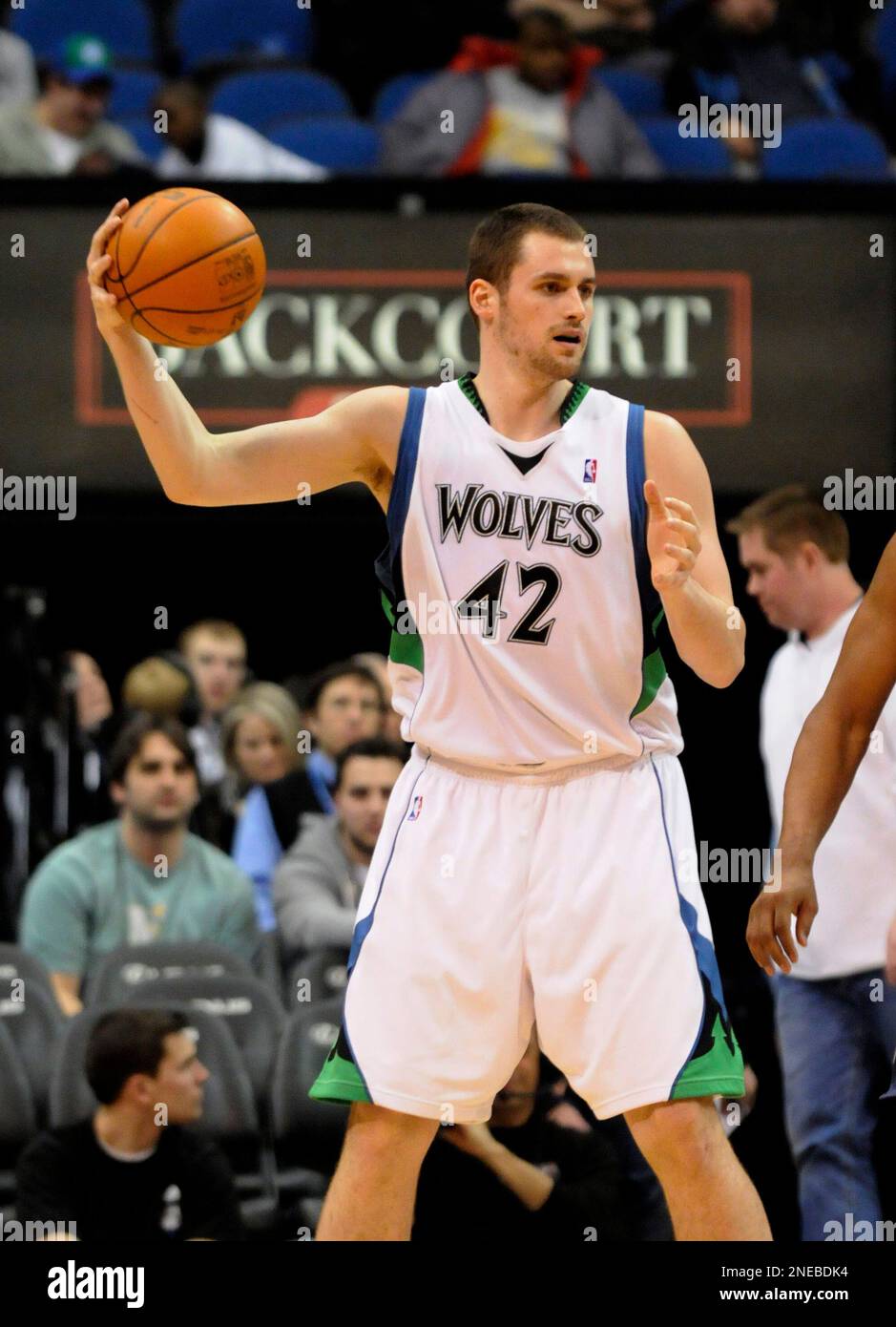 Minnesota Timberwolves' Kevin Love shown in the second half of an NBA ...