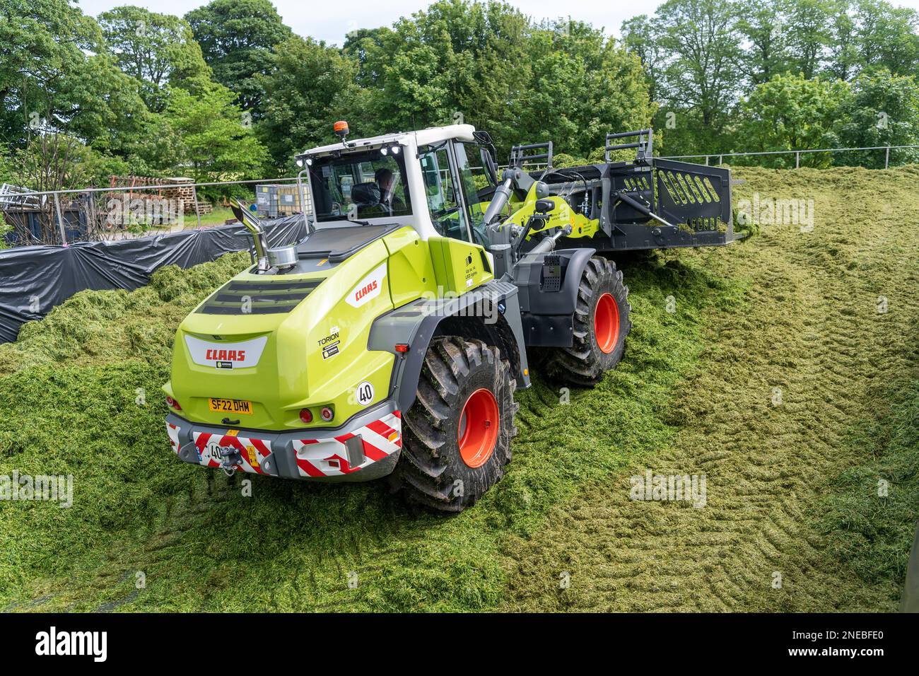 Silage clamp dairy farm hi-res stock photography and images - Alamy
