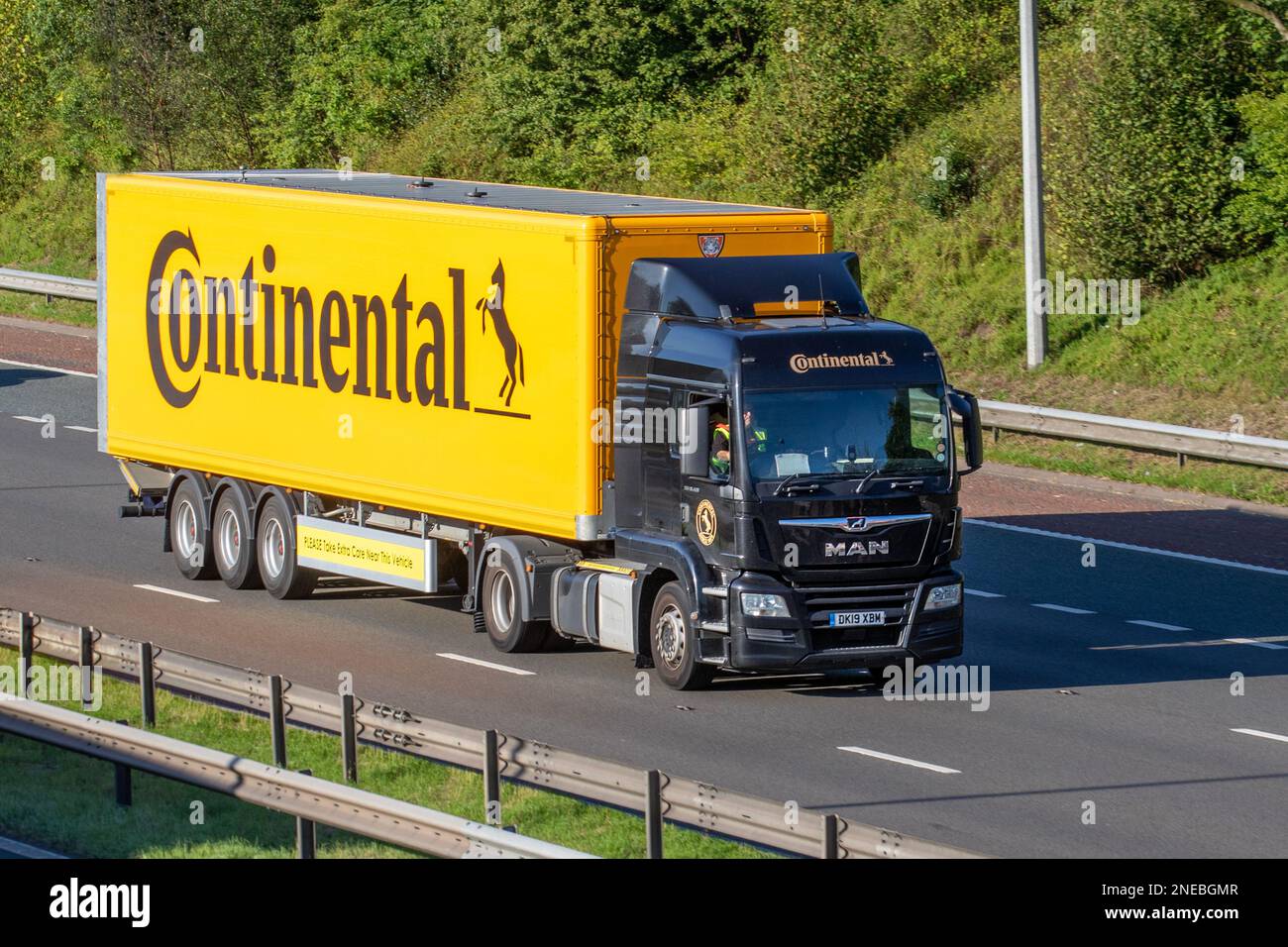 Continental Haulage rigid truck, 2019 MAN HGV, cargo carriers Stock ...