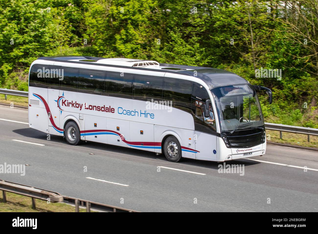 KIRKBY LONSDALE COACH HIRE, 2016 White CAETANO LEVANTE TRI-AXLE AUTO ...