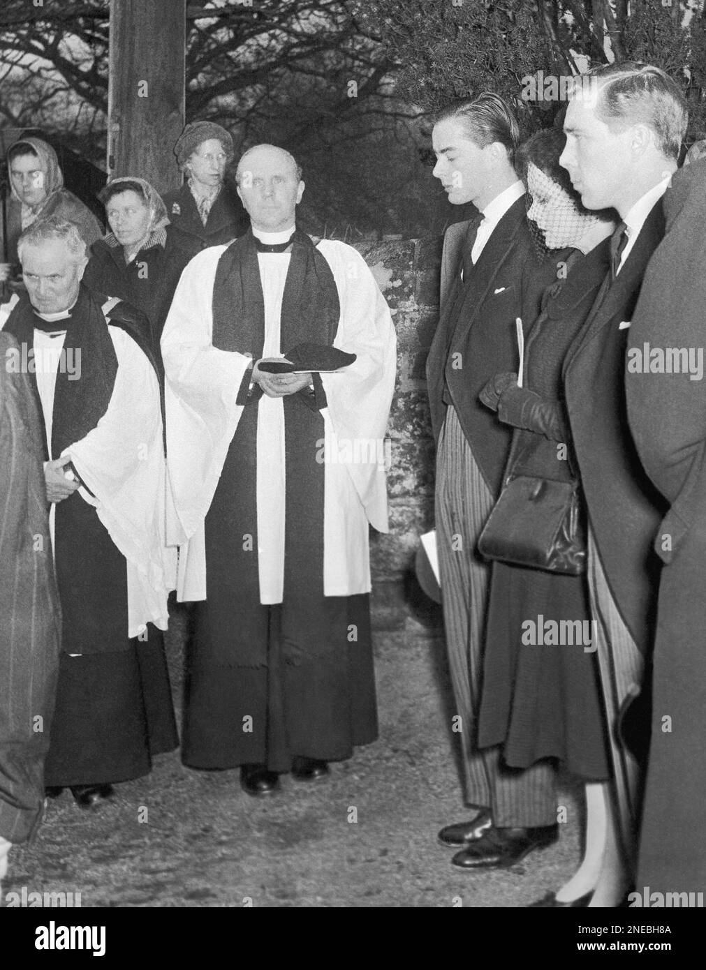 Antony Armstrong-Jones, right, and his mother, the Countess of Rosse ...