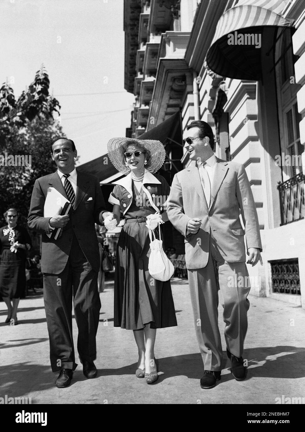 Christine Jorgenson, center, the former GI who claims to have become a ...