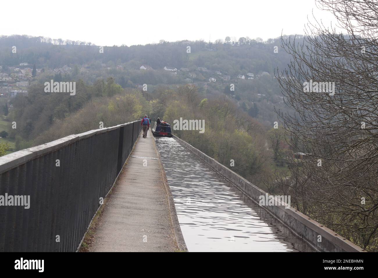 Pontcysyllte Aqueduct Llangollen Wales uk Stock Photo - Alamy
