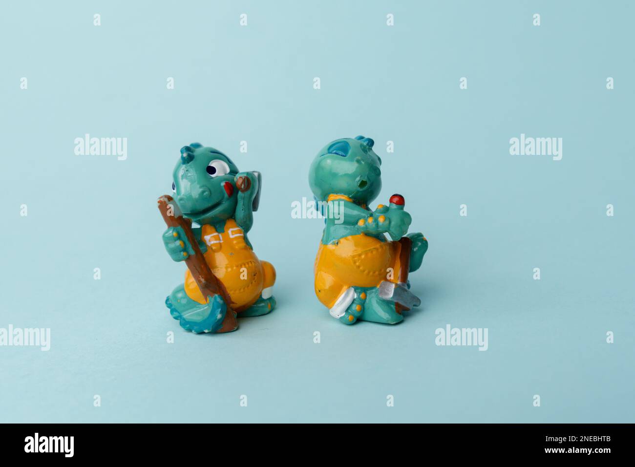 Tyumen, Russia-February 15, 2023: Kinder surprise toy dinosaurs ...