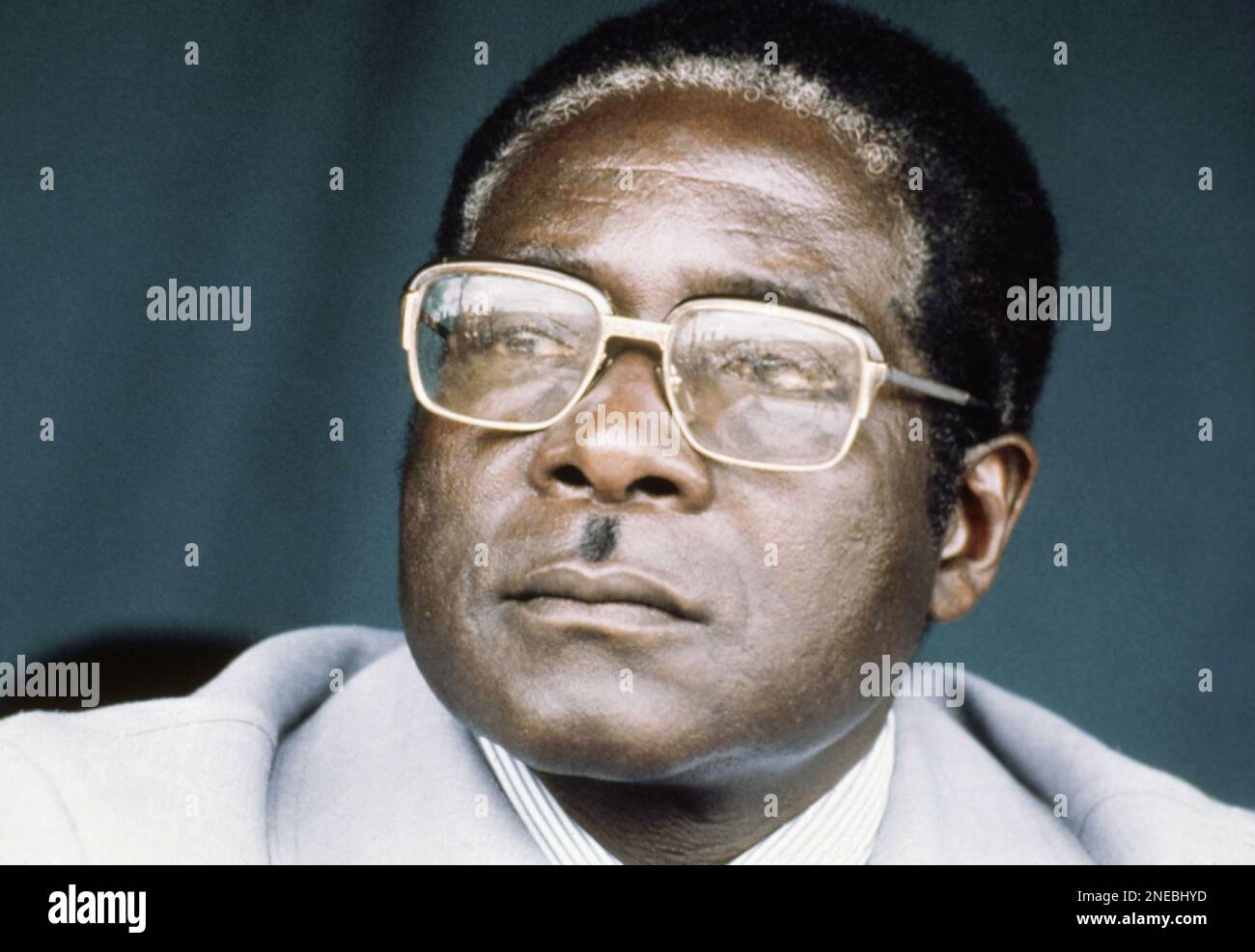 Mr. Robert Mugabe, leader of the Z.A.N.U. wing of Rhodesia’s Patriotic ...