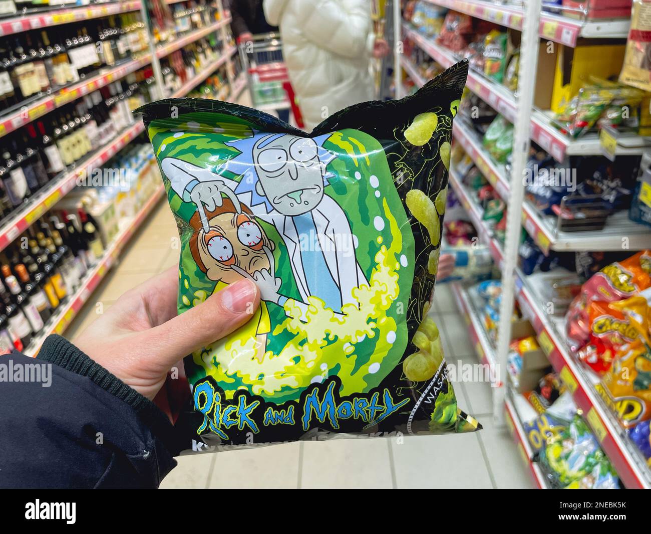 Tyumen, Russia-January 23, 2023: Rick and Morty adult animated science ...