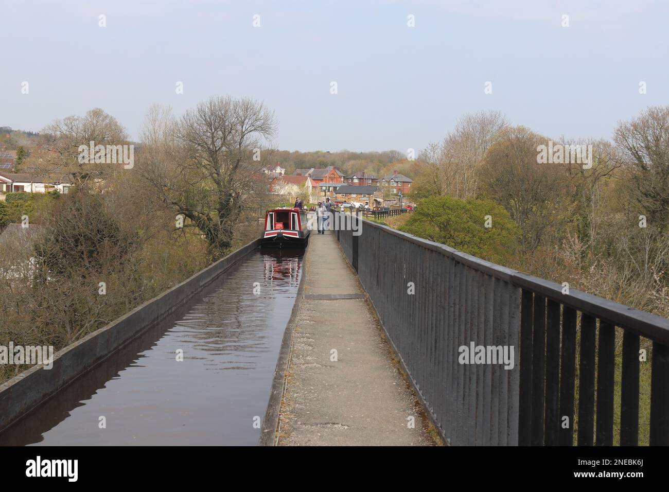 Pontcysyllte Aqueduct Llangollen Wales uk Stock Photo - Alamy