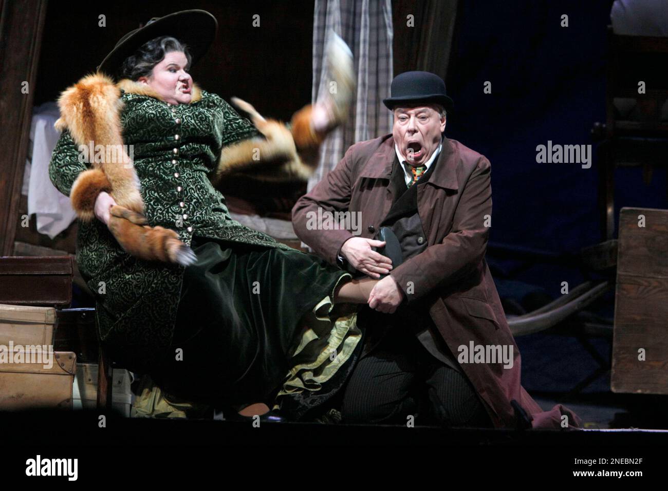 In a Thursday, Feb. 4, 2010 photo, Meredith Arwady, left, performs as ...