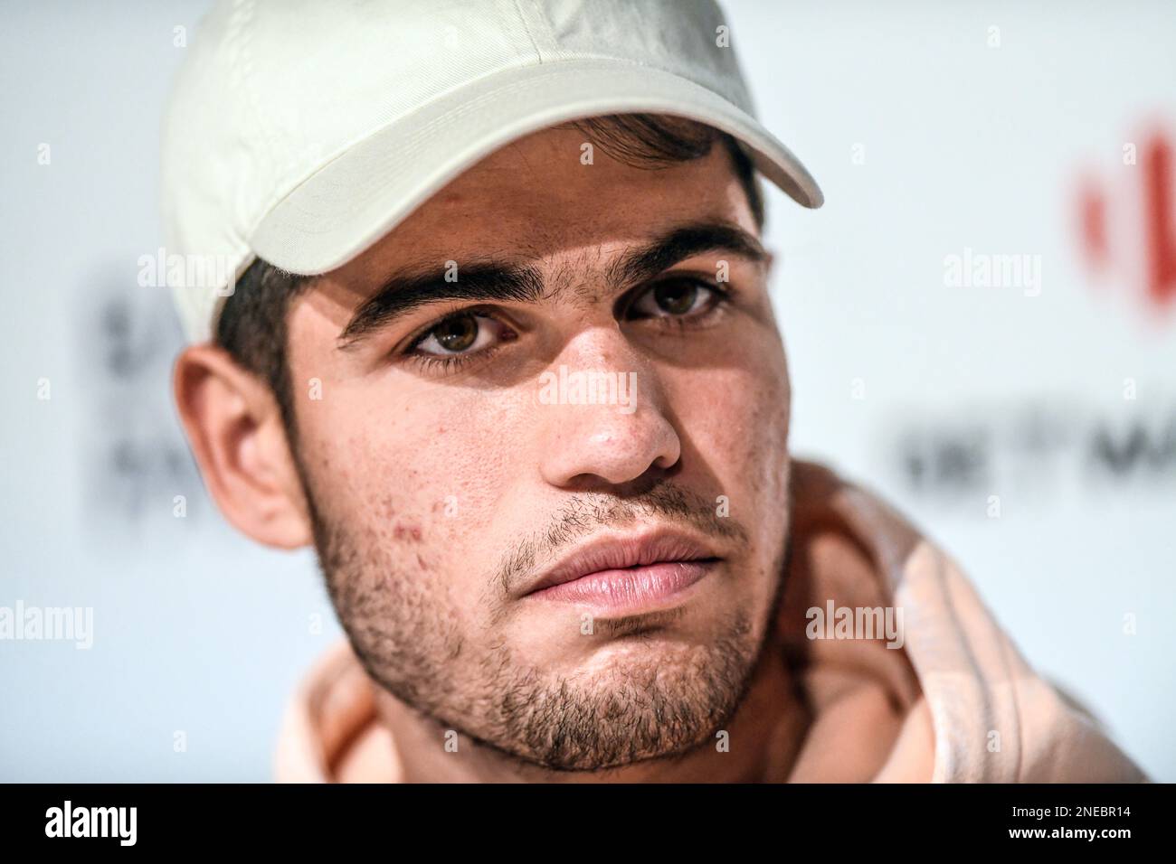 Carlos Alcaraz (Spain) during press conference. Argentina Open 2023 ...