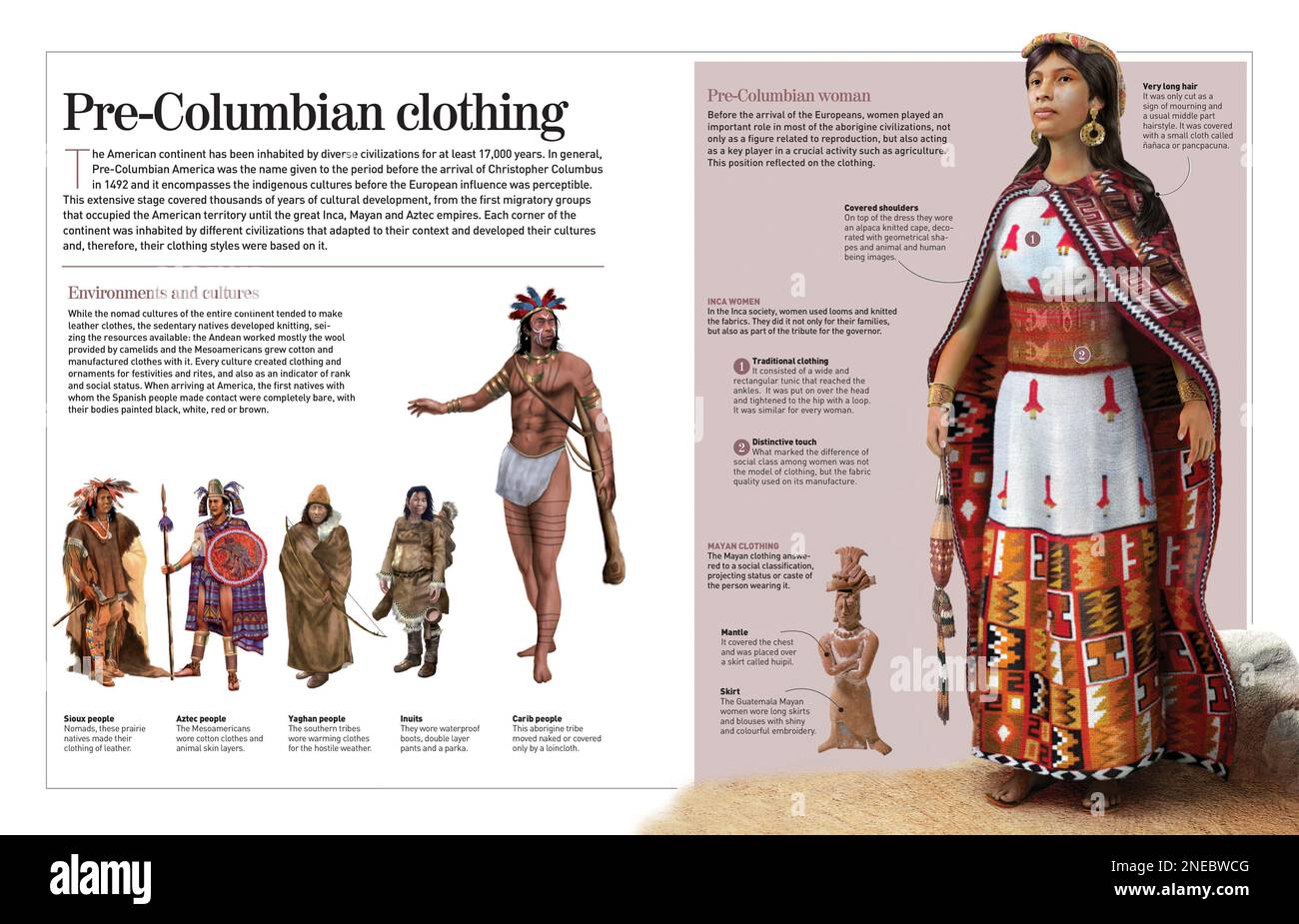 Pre columbine clothing hi-res stock photography and images - Alamy