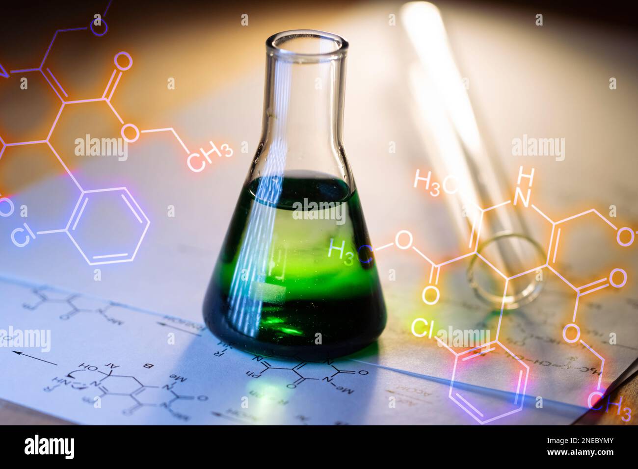 Chemical Reaction Wallpaper