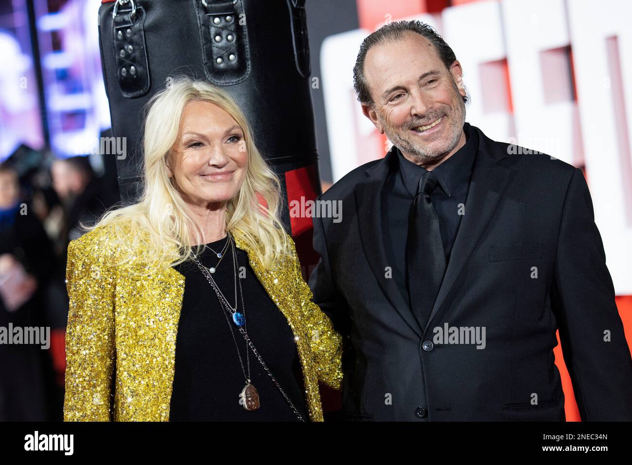 Jay Hunt and Charles Winkler pose for photographers upon arrival for ...