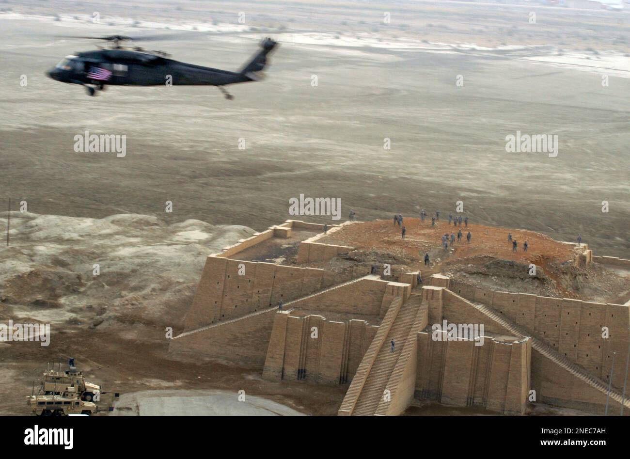 In this picture taken Wednesday, Feb. 3, 2010, a U.S. Army UH-60 Black ...