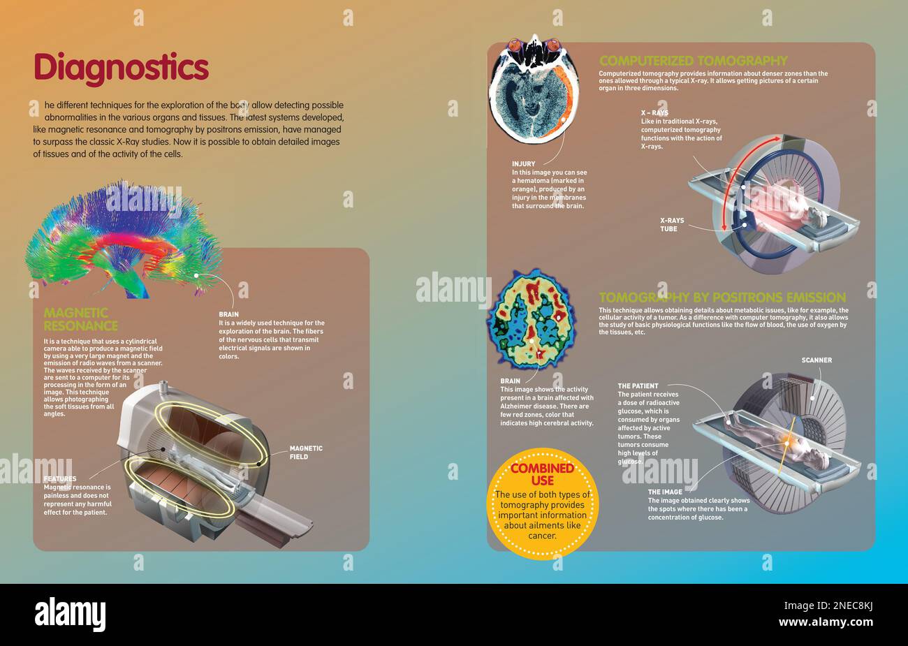 Infographic about diagnostic techniques that are currently used to ...