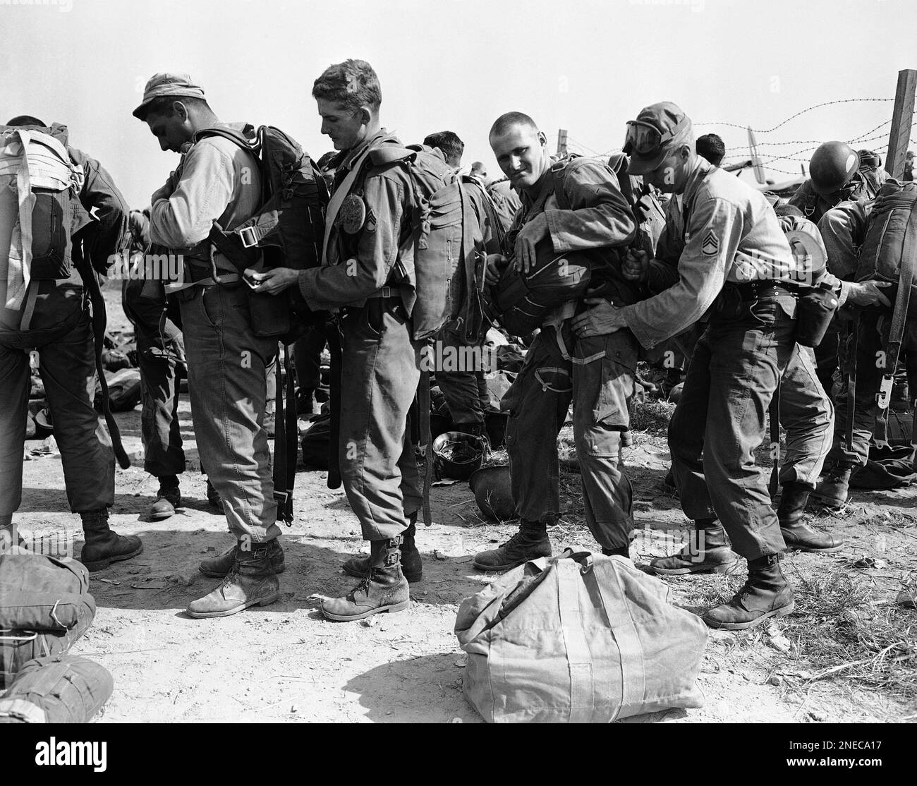 Cpl. Fred Christmann of Brooklyn, New York, Sgt. Charles E. Byers from ...