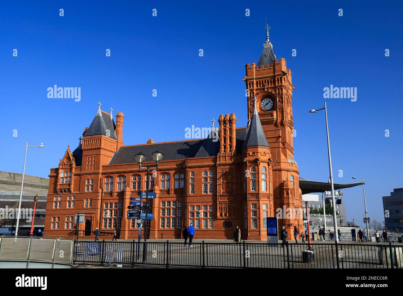 Victorian Pierhead Building, Cardiff Bay, Cardiff, Wales, UK Stock ...