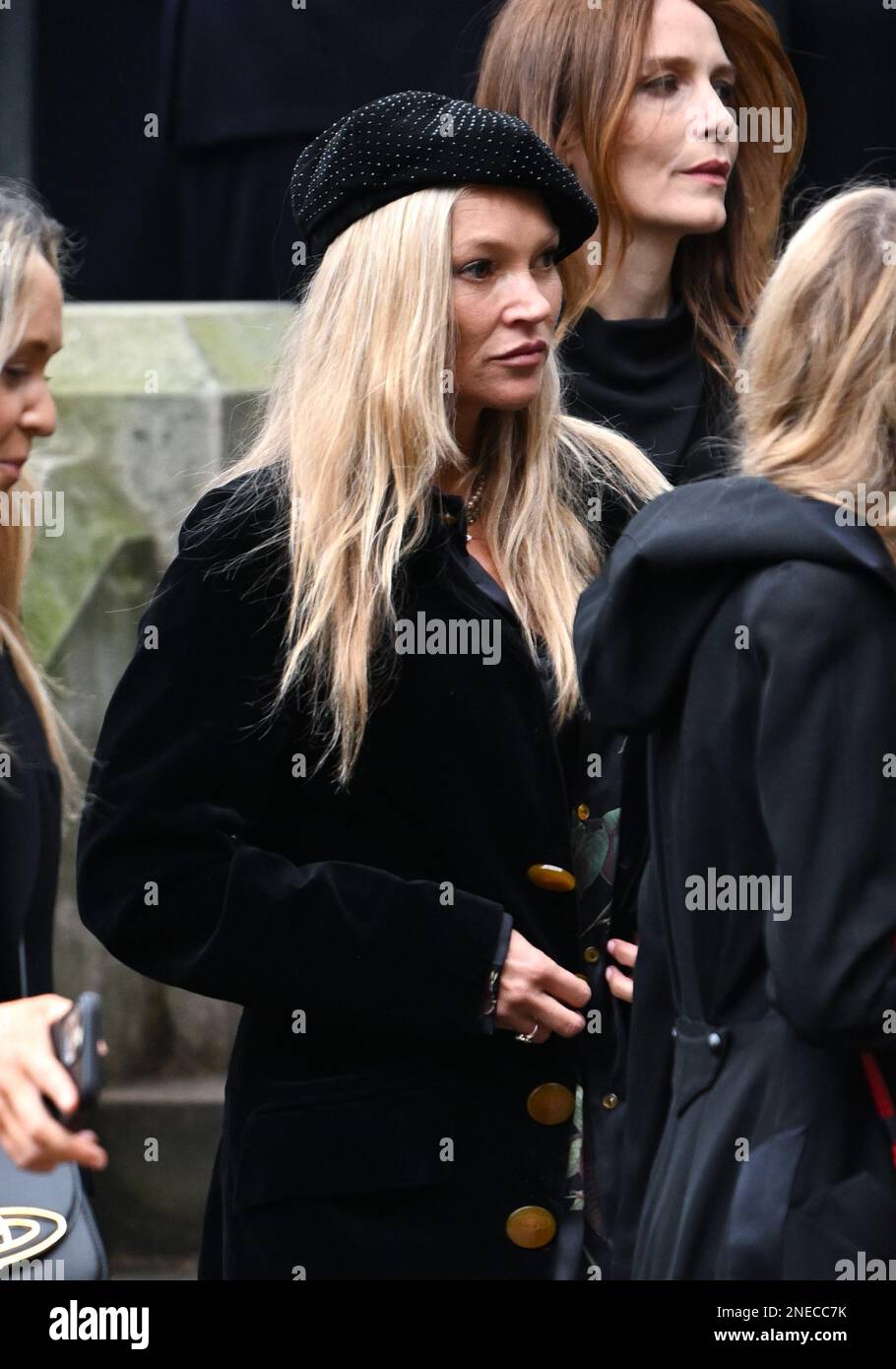 February 16th, 2023, London, UK. Kate Moss and Lila Grace Moss Hack ...