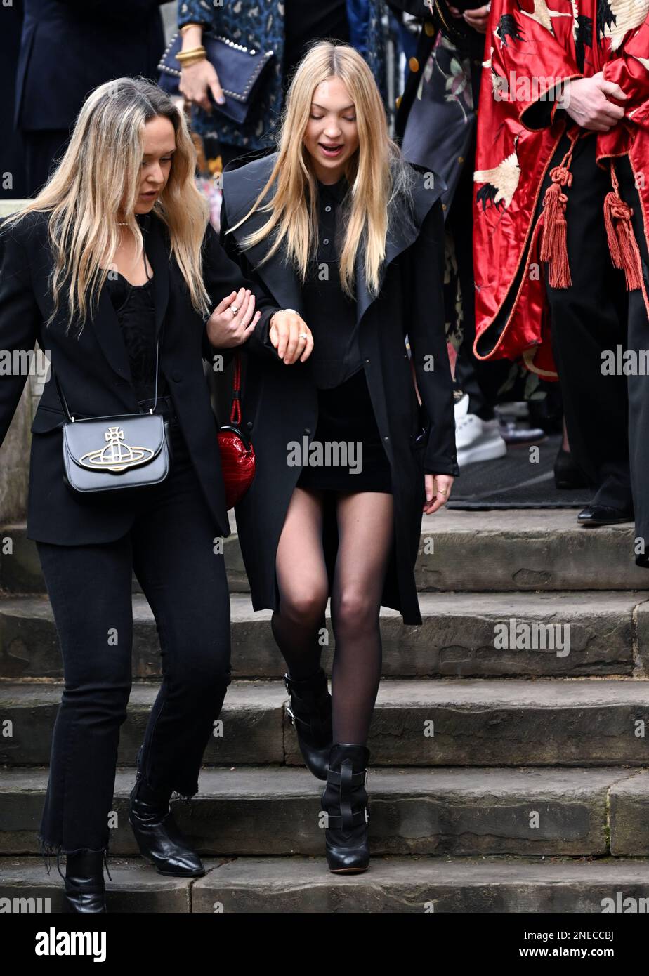 February 16th, 2023, London, UK. Kate Moss and Lila Grace Moss Hack ...