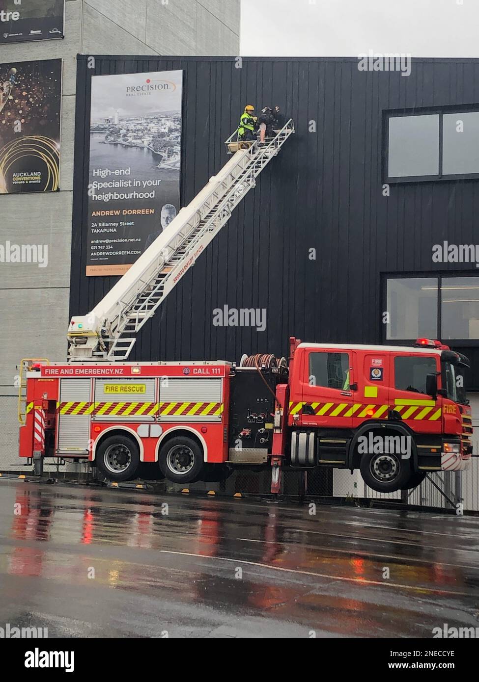 The New Zealand fire and emergency vehicle Stock Photo - Alamy