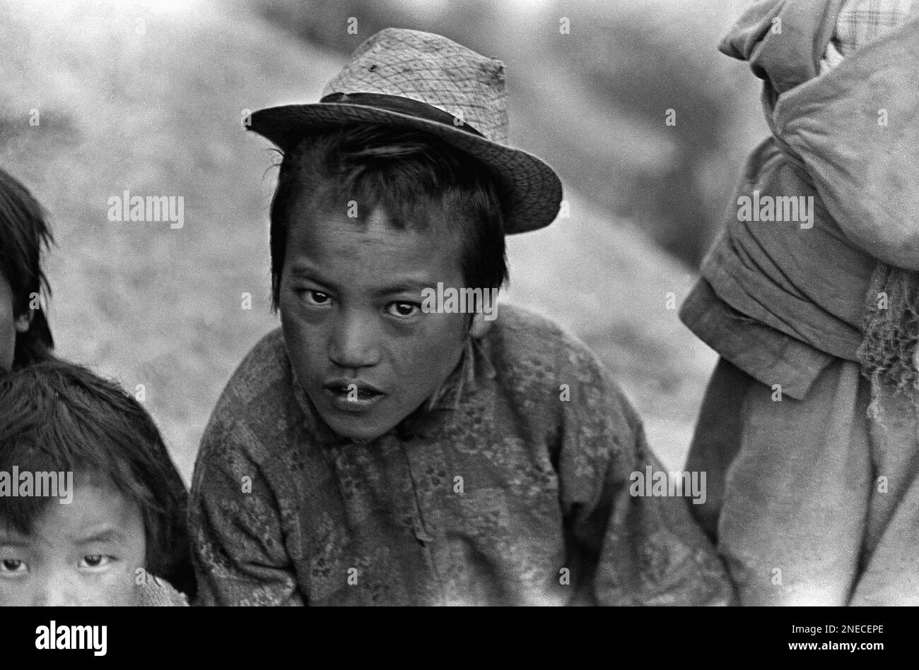 These young Tibetan refugees are shown in Chaku in India?s North East ...