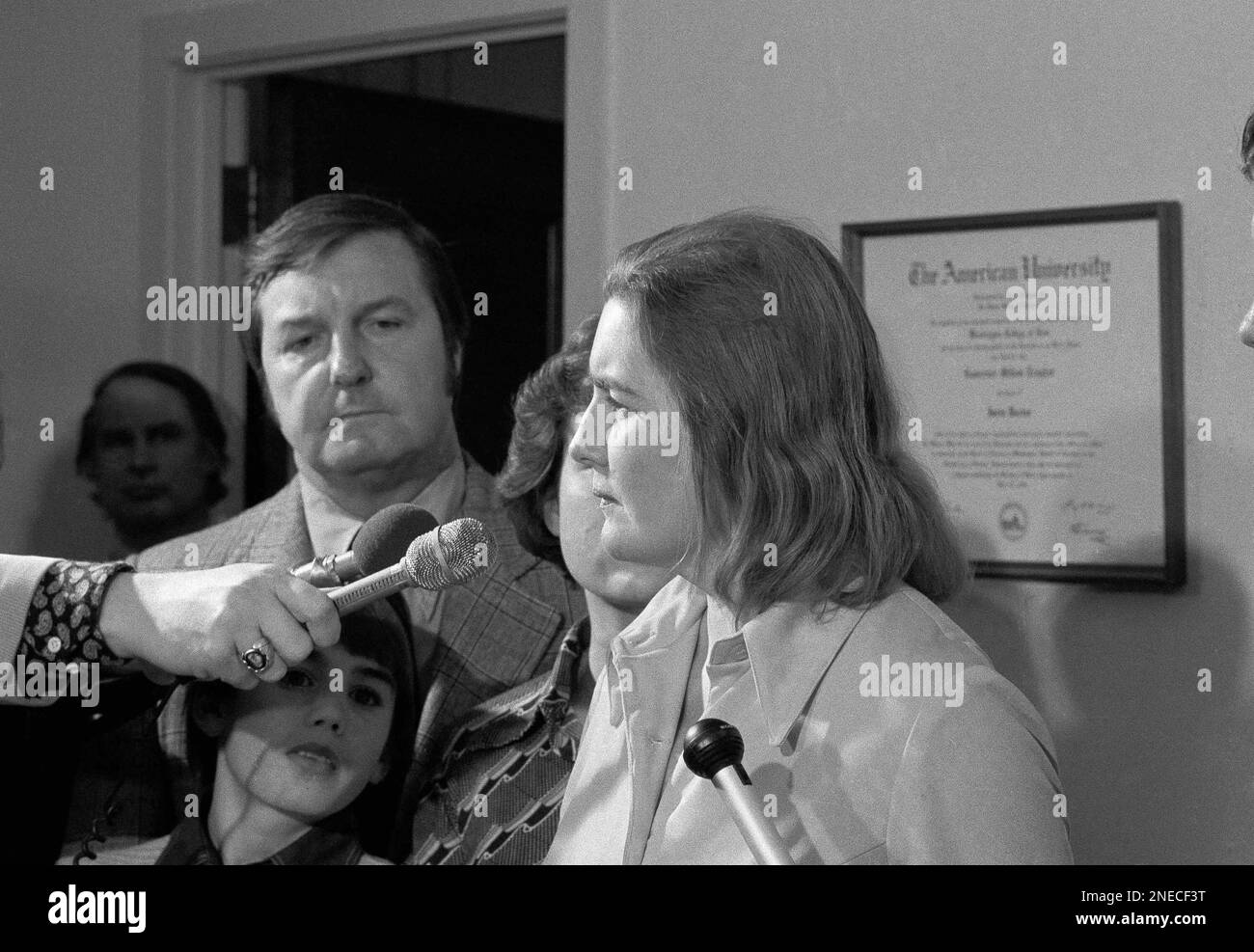 Frances Liddy, wife of Watergate co-conspirator G. Gordon Liddy, with ...