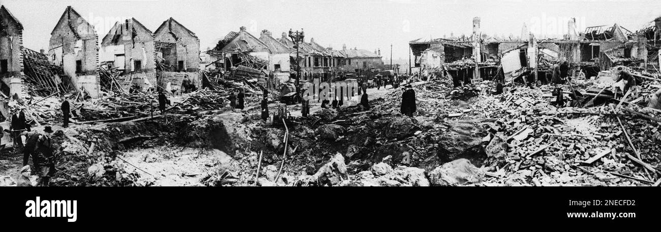 As panoramic view, made in three sections and then joined together ...