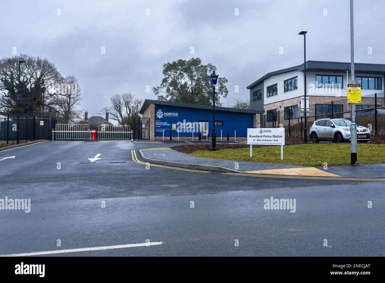 Broadland Police Station on Postwick Hub Norfolk England UK Stock Photo ...