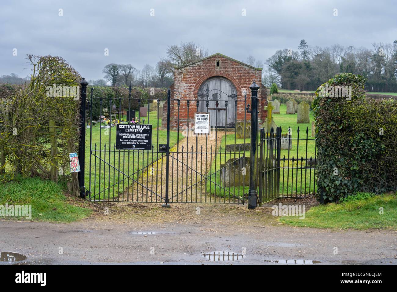 Scottow Coltishall World war 2 memorial chapel Norfolk England uk Stock ...