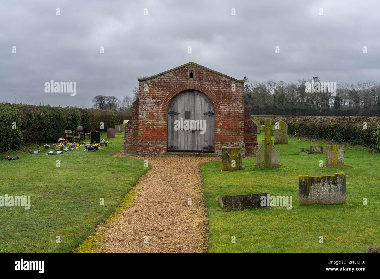 Scottow Coltishall World war 2 memorial chapel Norfolk England uk Stock ...