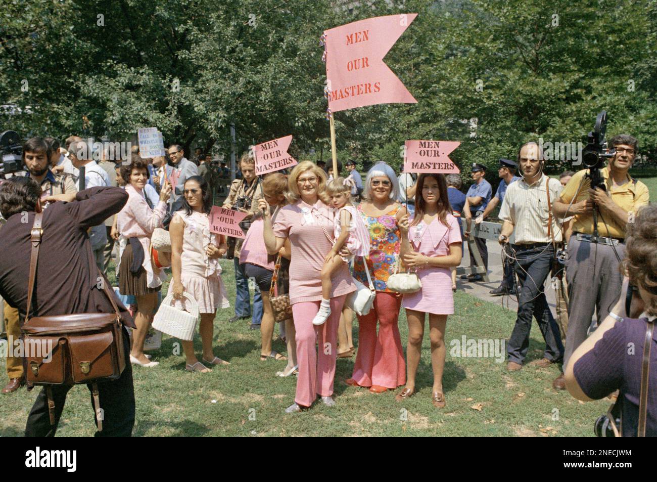 Women marching during Women's Liberation demonstration in Washington, D ...