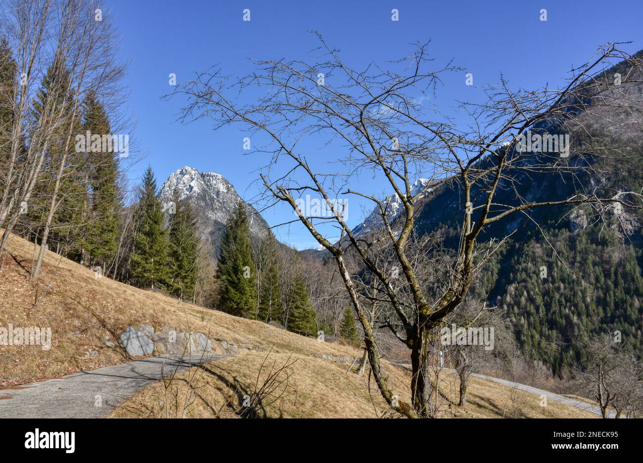 Val d’Aupa, Galizzis, Gallizis, Culos, Belzis, Udine, Dorf, verschlafen ...