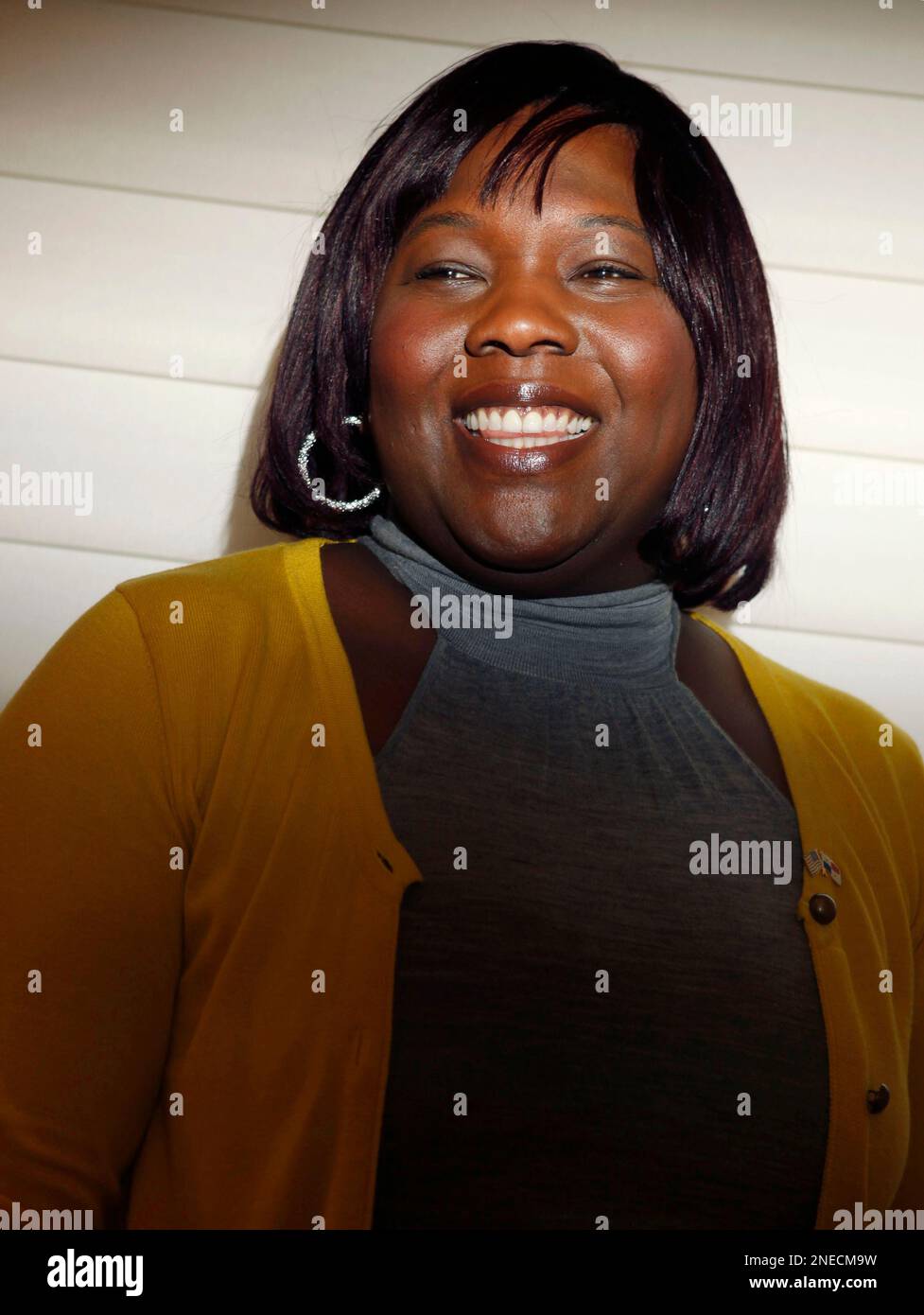 Shoshana Johnson poses for a picture in New York, Tuesday, Feb. 2, 2010 ...