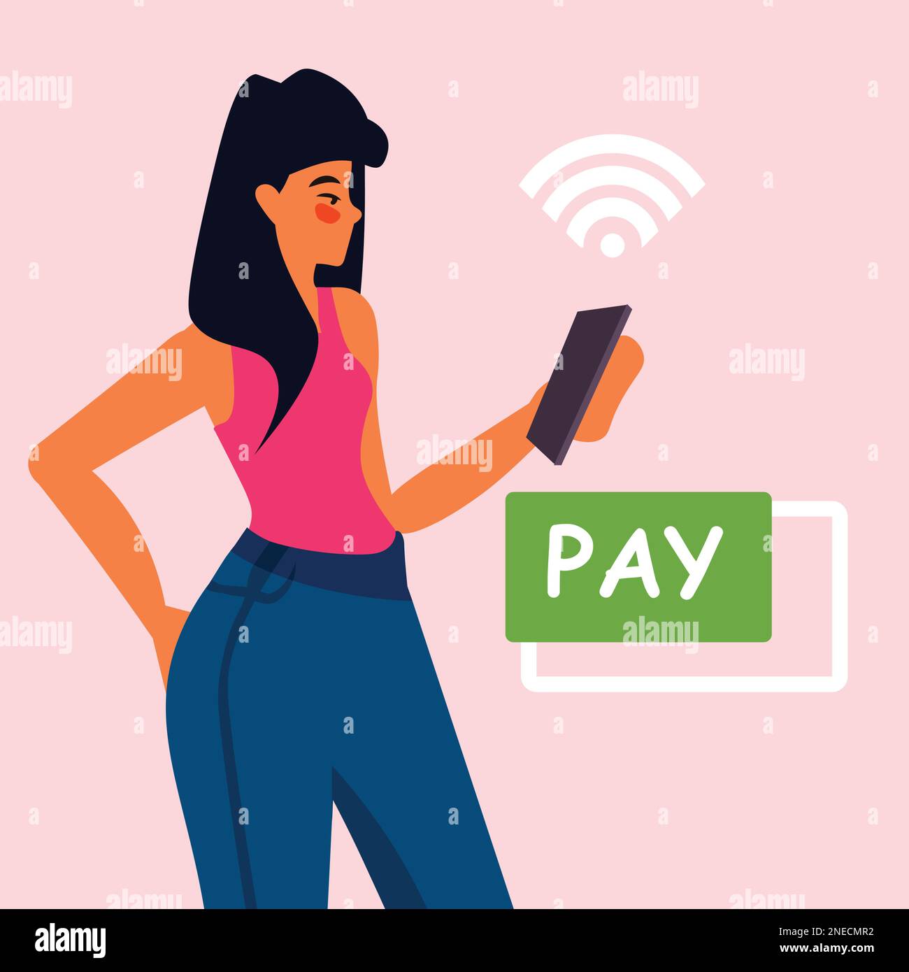 Noncash payment Stock Vector Images - Alamy