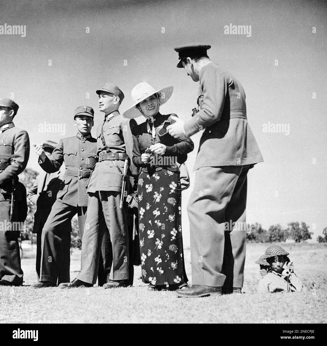 Lord Louis Mountbatten, Allied commander in Southeast Asia, (right ...