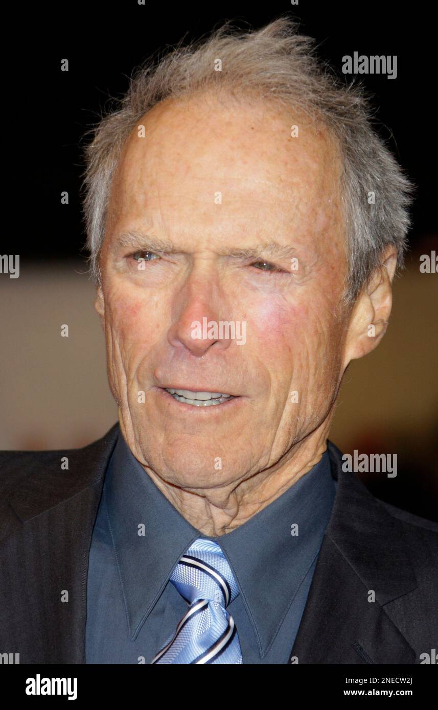 U.S Director Clint Eastwood arrives on the red carpet for the UK ...