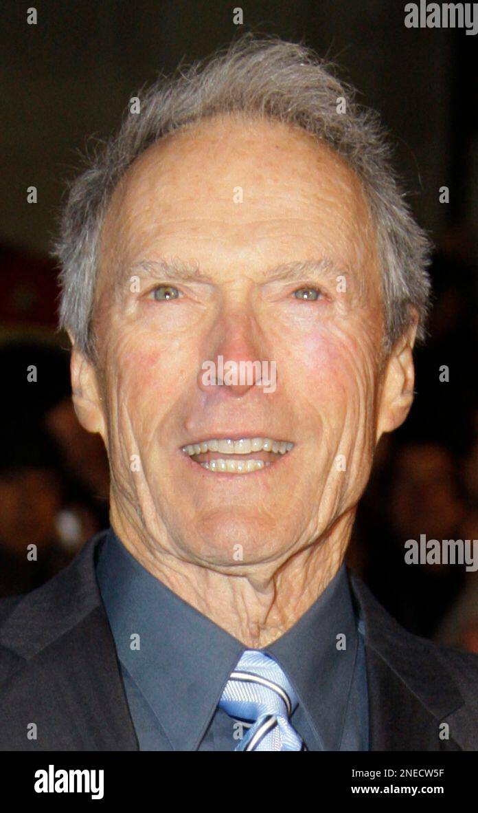 U.S Director Clint Eastwood arrives on the red carpet for the UK ...