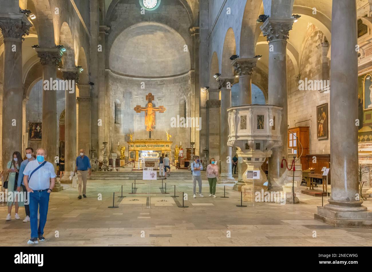 interior of the Church of San Michele al Foro. The church was built ...